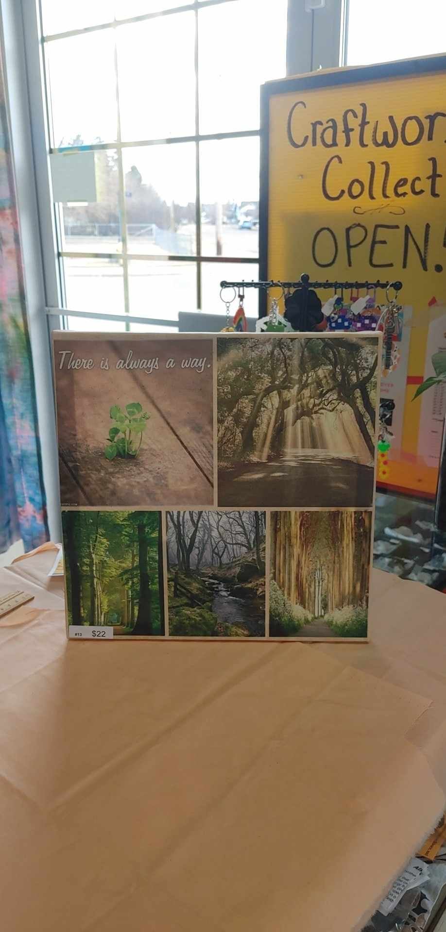 Collage Images with Quotes on Canvas | Craftworks Collective